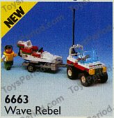 LEGO 6663 Wave Rebel Instructions and Parts List