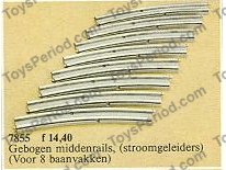 LEGO 7855 8 Curved Electric Rails Gray 12v Set Parts List