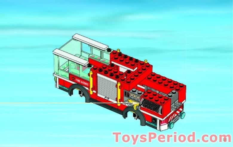 LEGO 60002 Fire Truck Instructions and Parts List