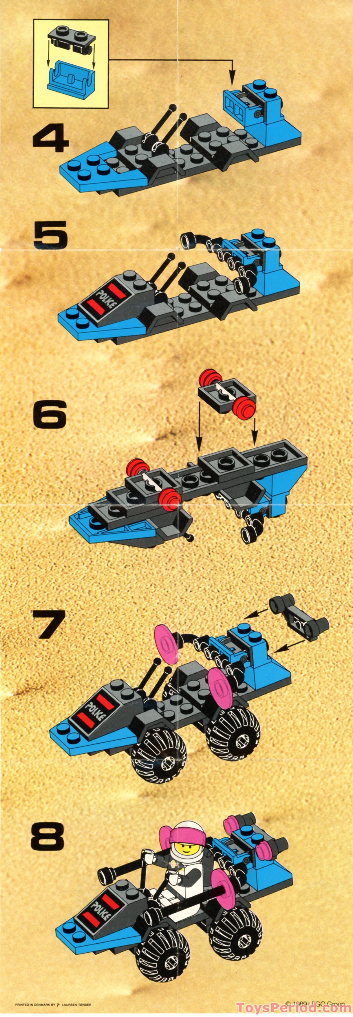 LEGO 6831 Message Decoder Instructions and Parts List