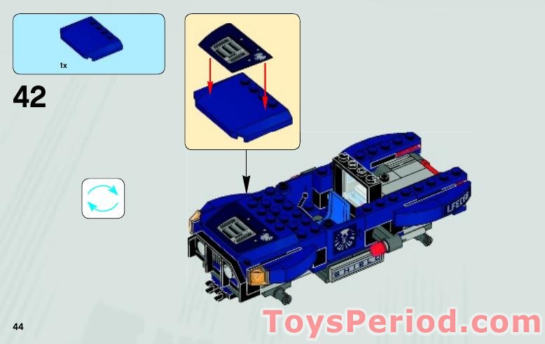 LEGO 6867 Loki's Cosmic Cube Escape Instructions and Parts List