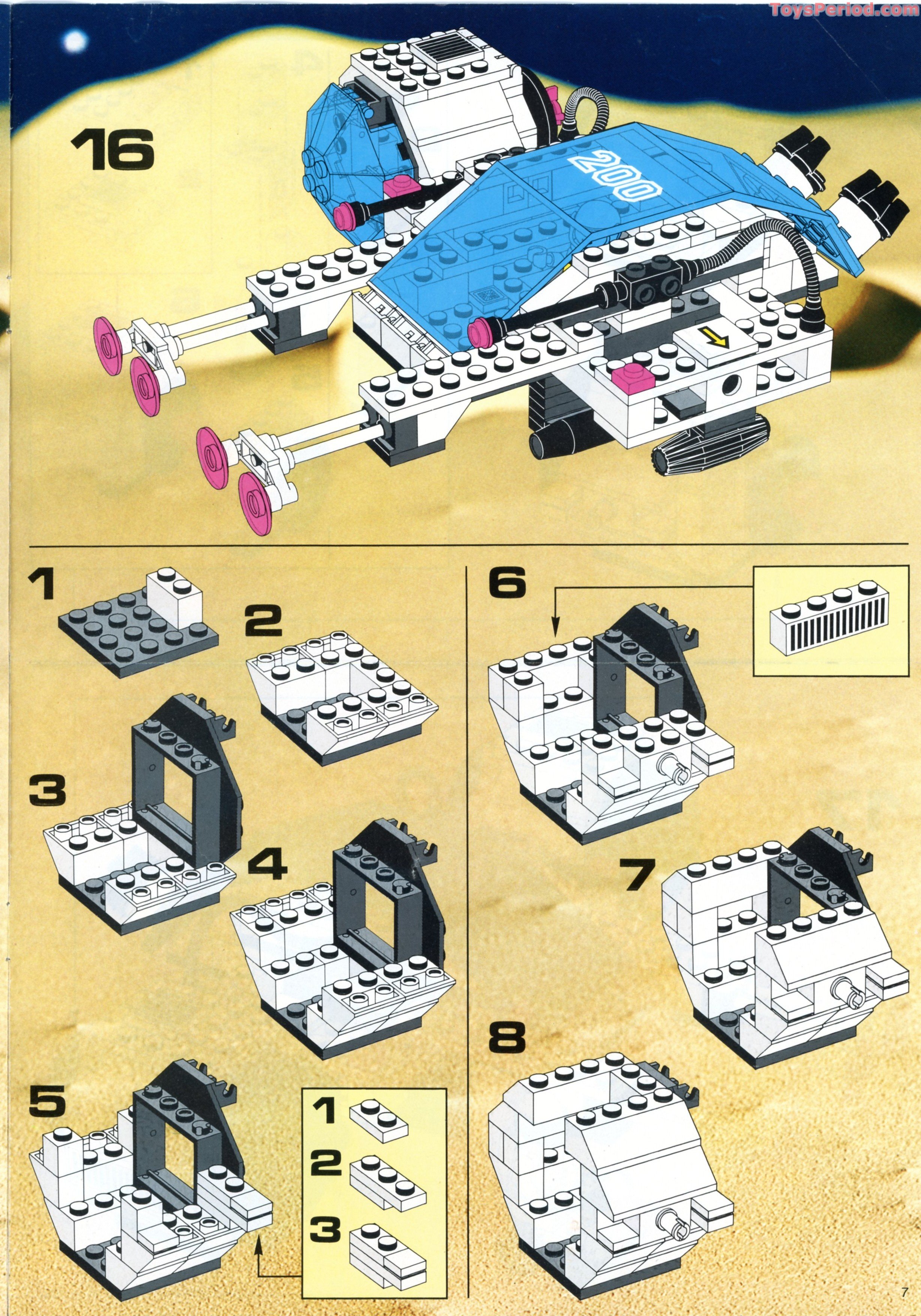LEGO 6932 Stardefender 200 Instructions and Parts List