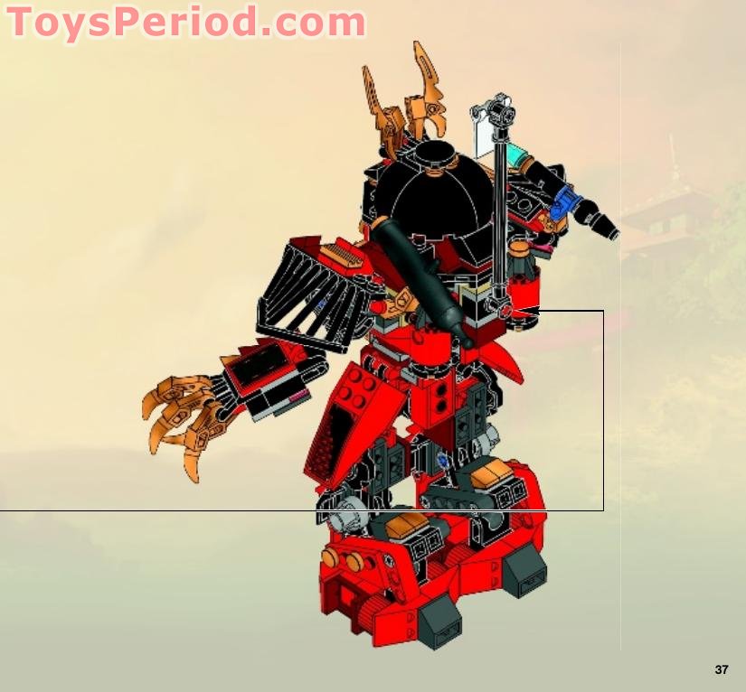 LEGO 9448 Samurai Mech Instructions and Parts List