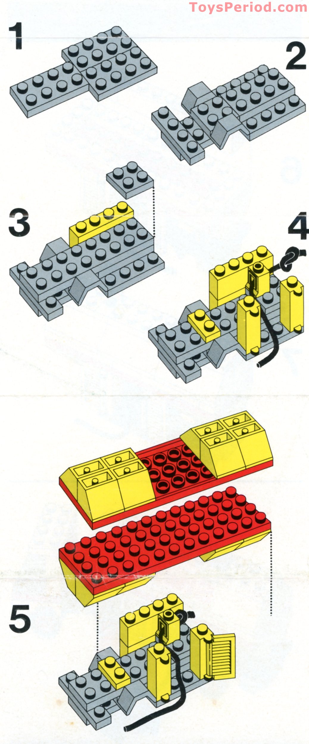 LEGO 671-1 Shell Fuel Tanker Instructions and Parts List