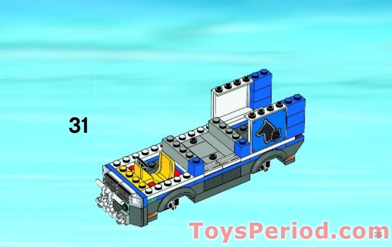 LEGO 4441 Police Dog Van Instructions and Parts List