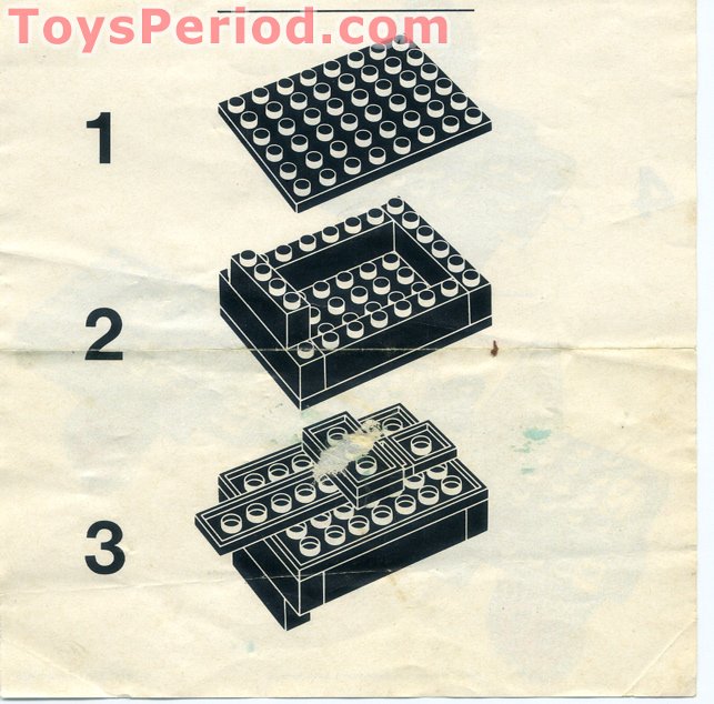 LEGO 711-1 Jeep Instructions and Parts List