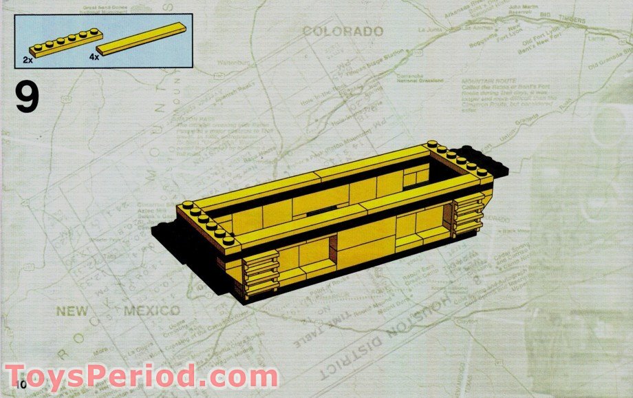 LEGO 10170 TTX Intermodal Double-Stack Car Instructions and Parts List