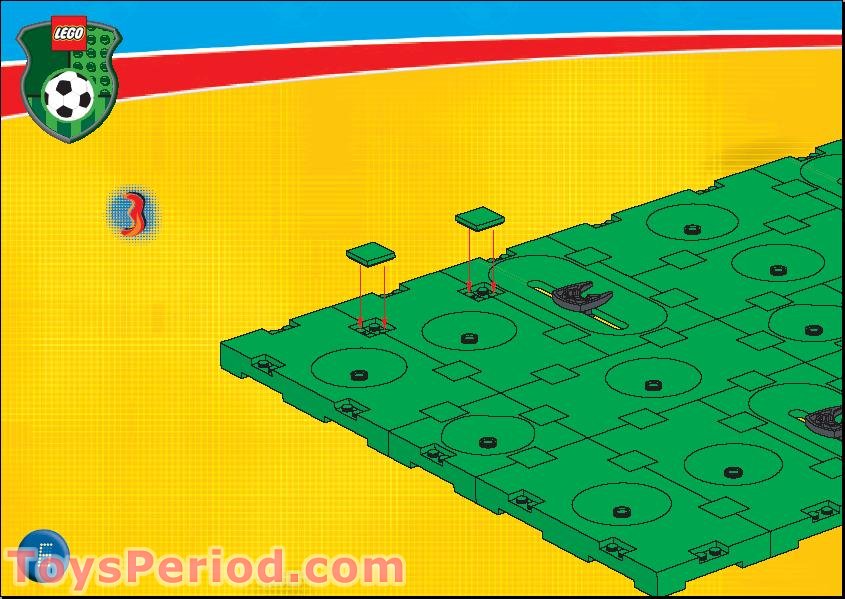 LEGO 3425-2 Grand Championship Cup Instructions and Parts List