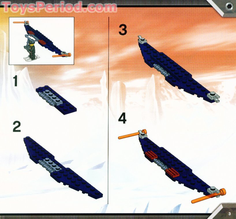 LEGO 4774 Scorpion Orb Launcher Instructions and Parts List