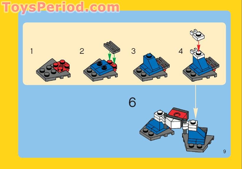 LEGO 4917 Mini Robots Instructions and Parts List