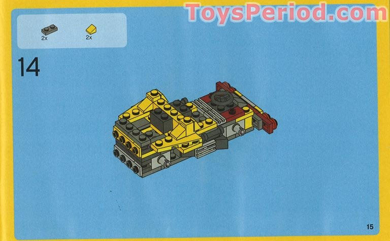 LEGO 4939 Cool Cars Instructions and Parts List