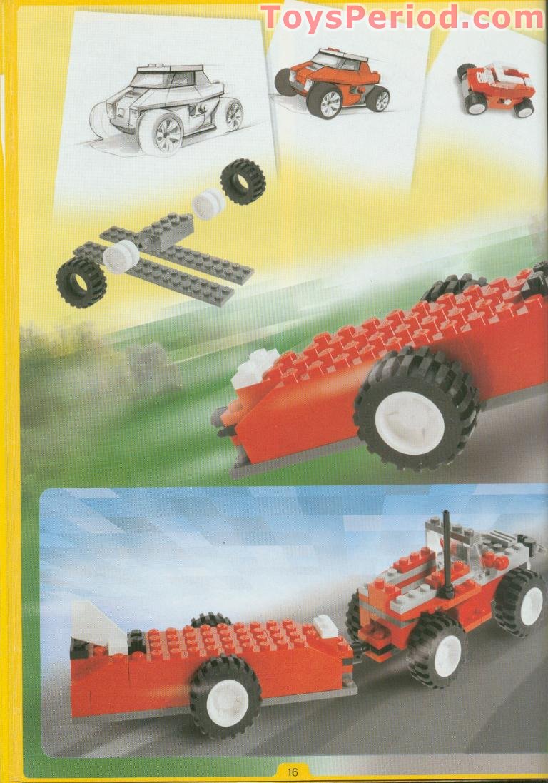 LEGO 4100 Maximum Wheels Instructions and Parts List