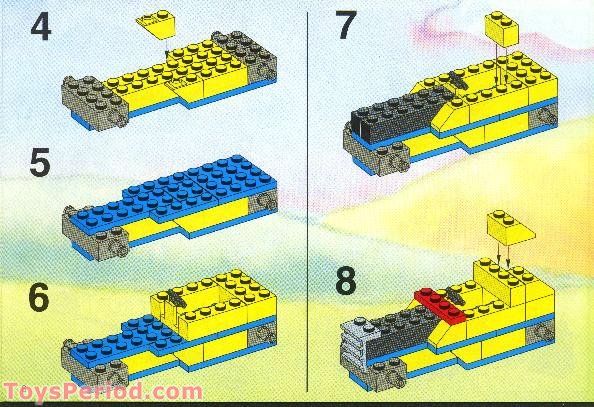 LEGO 4222 Challenger Set 300 Instructions and Parts List