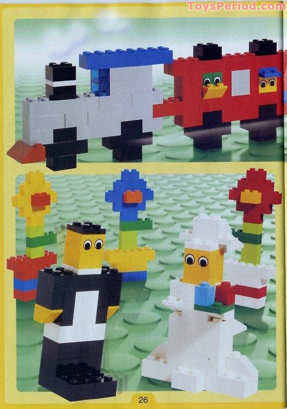 LEGO 4496-1 Fun with Building Tub Instructions and Parts List