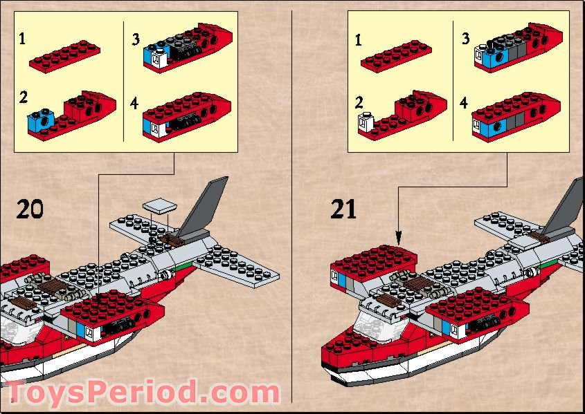 LEGO 5935 Island Hopper Instructions and Parts List