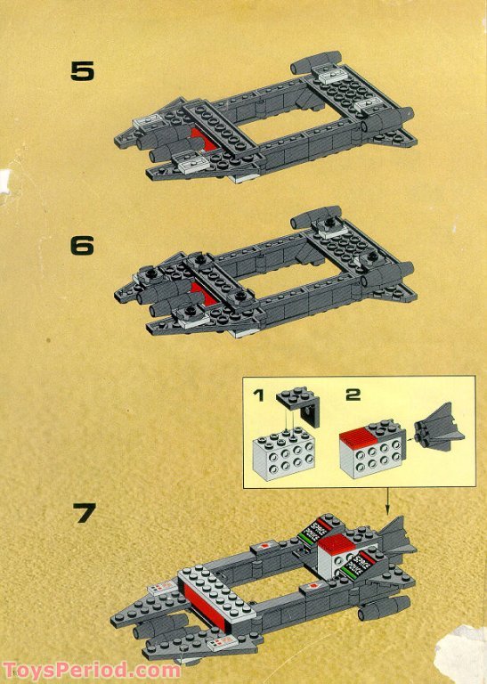 LEGO 6957 Solar Snooper Instructions and Parts List