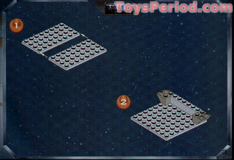 LEGO 7134 A-Wing Fighter Instructions and Parts List