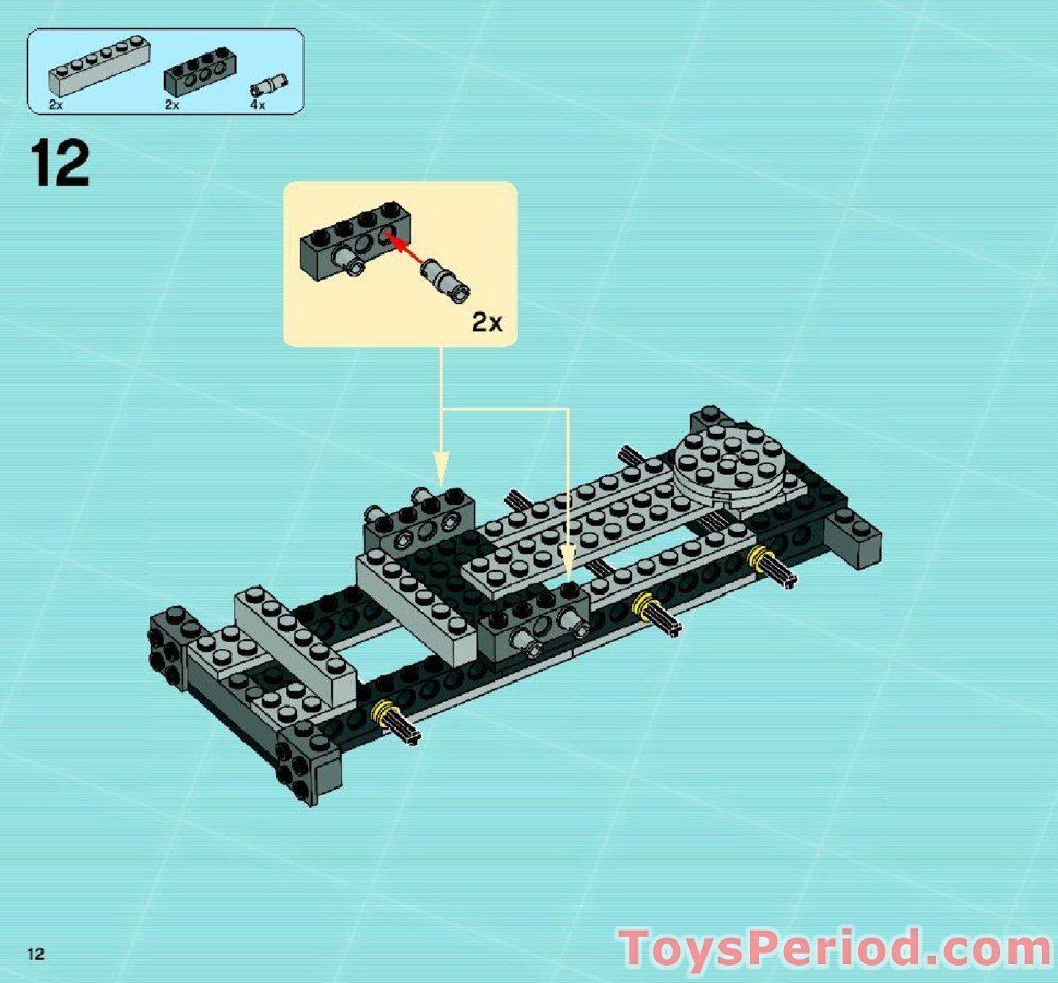 LEGO 8635 Mission 6: Mobile Command Center Instructions and Parts List