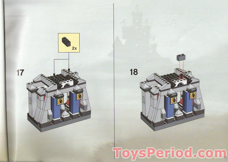 LEGO 8781 Castle of Morcia Instructions and Parts List