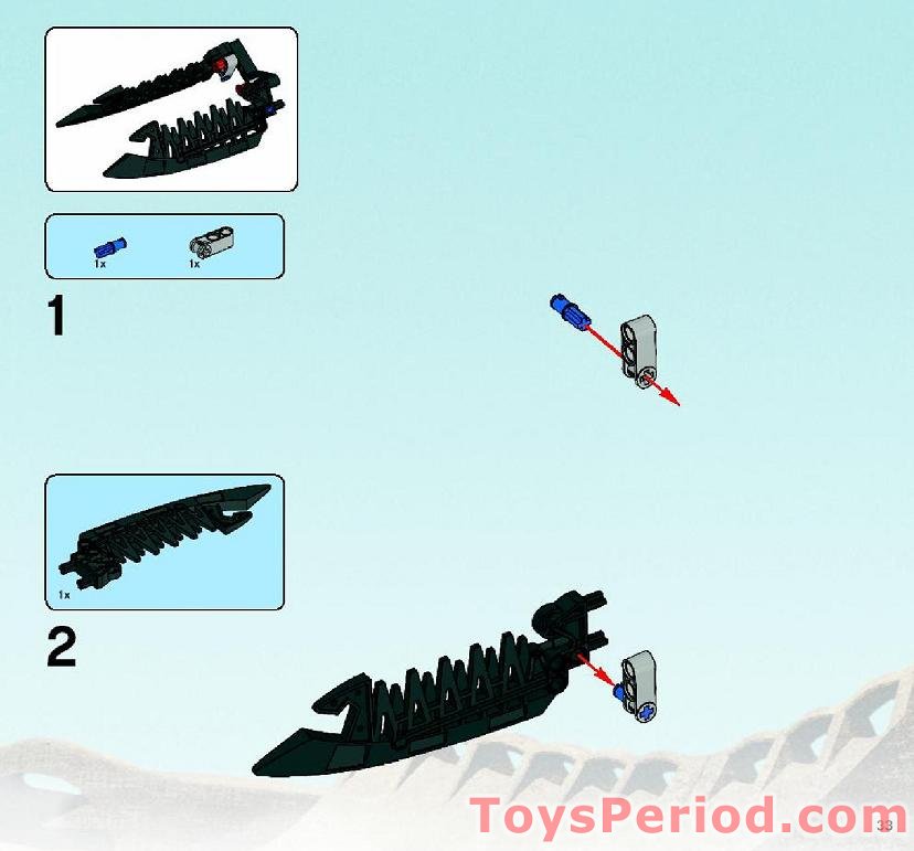 LEGO 8992 Cendox V1 Instructions and Parts List