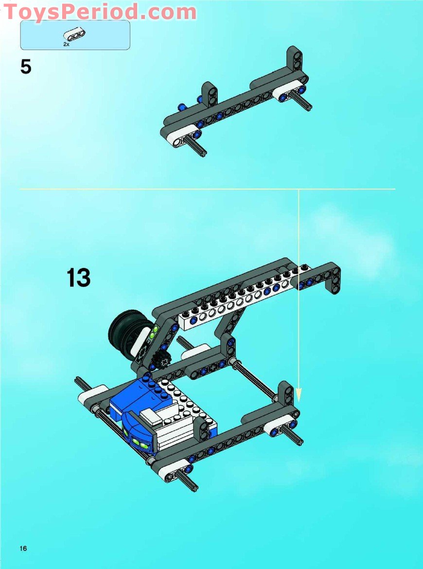 LEGO 8118 Hybrid Rescue Tank Instructions and Parts List