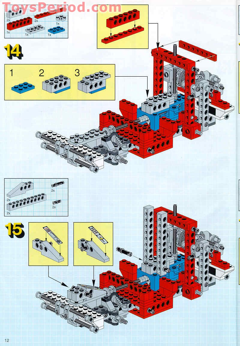LEGO 8280 Fire Response Unit Instructions and Parts List