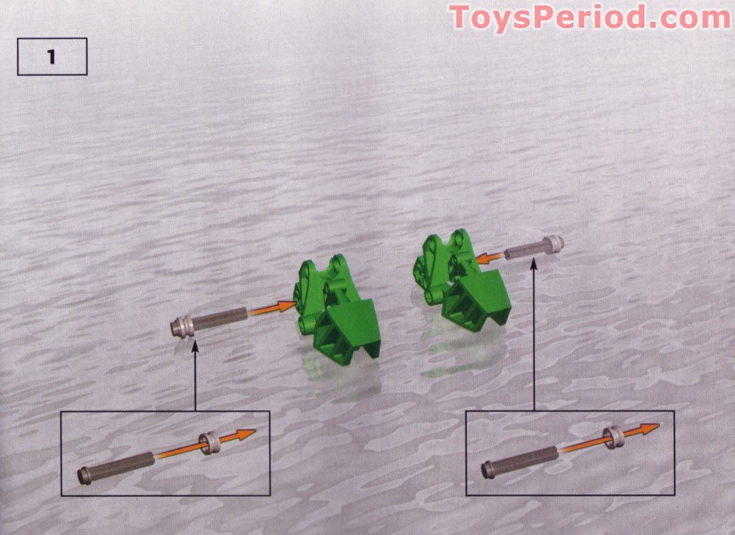 LEGO 8567 Lewa Nuva Instructions and Parts List
