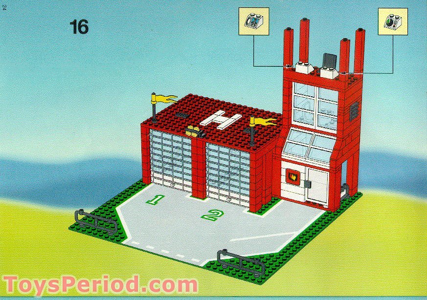 LEGO 6571 Flame Fighters Instructions and Parts List