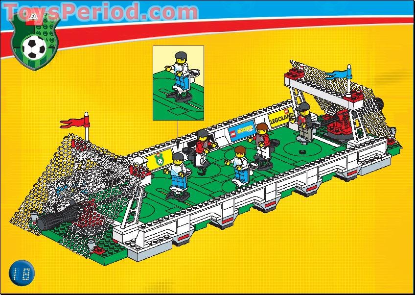 LEGO 3421 3 v 3 Shootout Instructions and Parts List