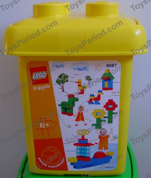 LEGO 4087 XL Bucket 'Colourful World' Set Parts List