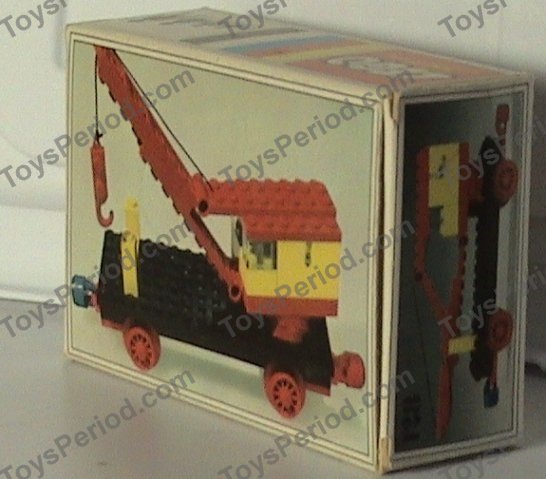 LEGO 128-3 Mobile Crane (Plate Base) Instructions and Parts List
