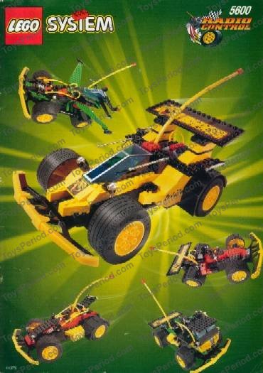 LEGO 5600 Radio Control Racer Instructions and Parts List