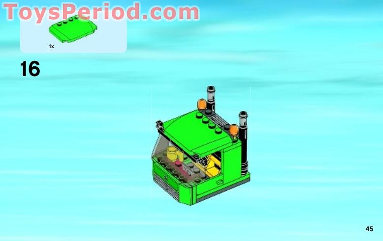 LEGO 60020 Cargo Truck Instructions and Parts List