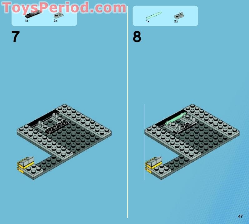 LEGO 6860 The Batcave Instructions and Parts List