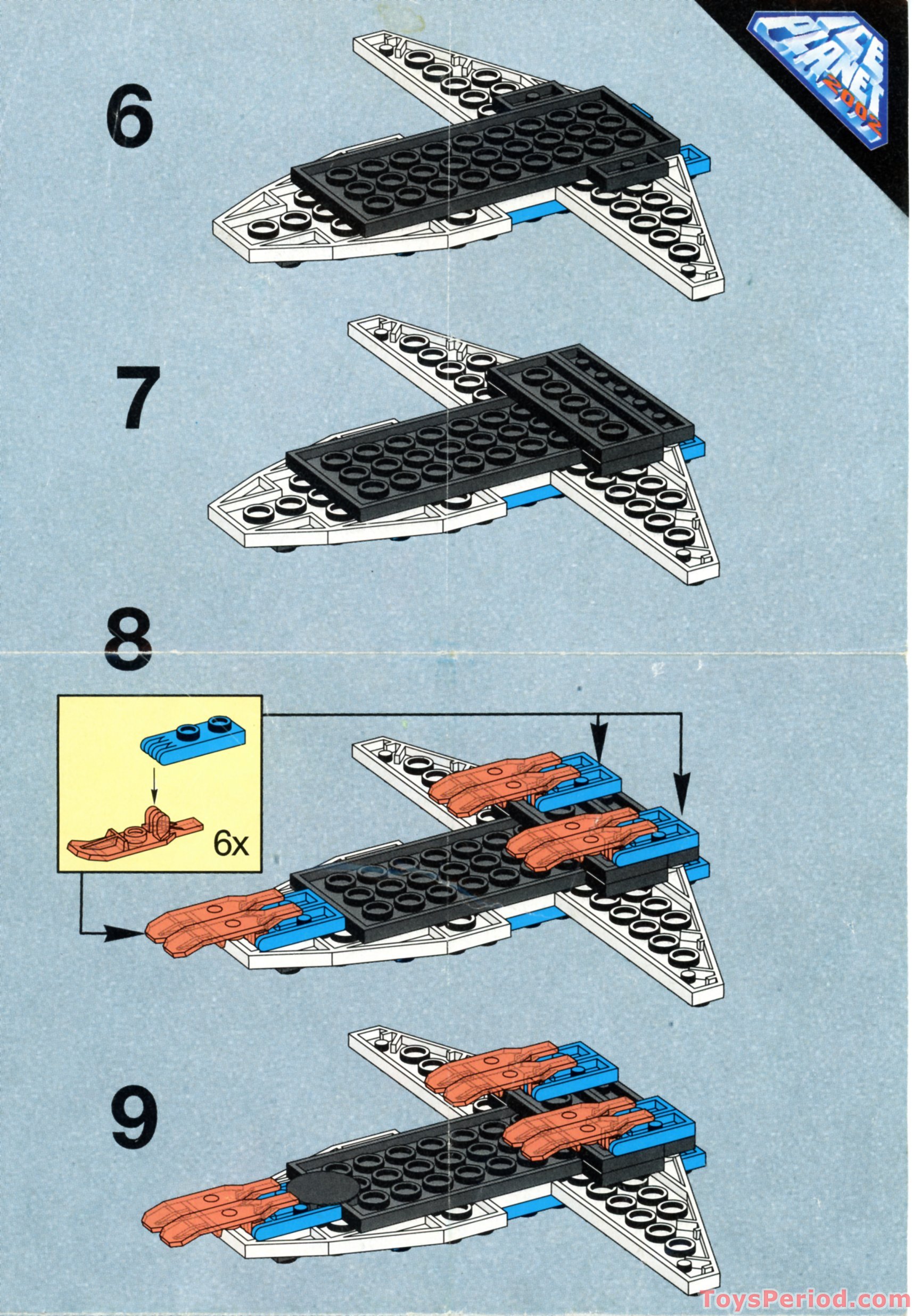 LEGO 6879 Blizzard Baron Instructions and Parts List