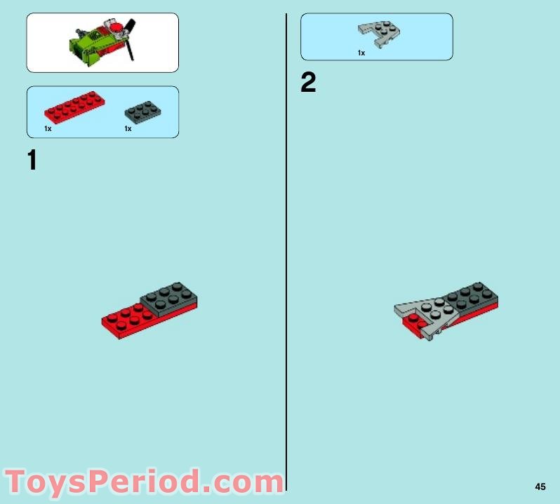 LEGO 70006 Cragger's Command Ship Instructions and Parts List