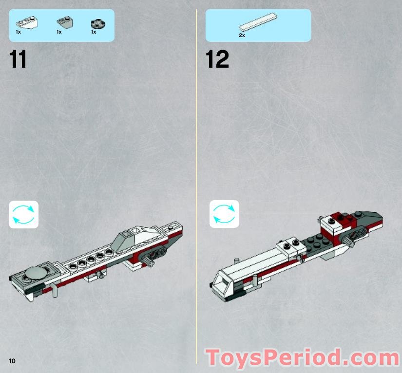 LEGO 7869 Battle for Geonosis Instructions and Parts List