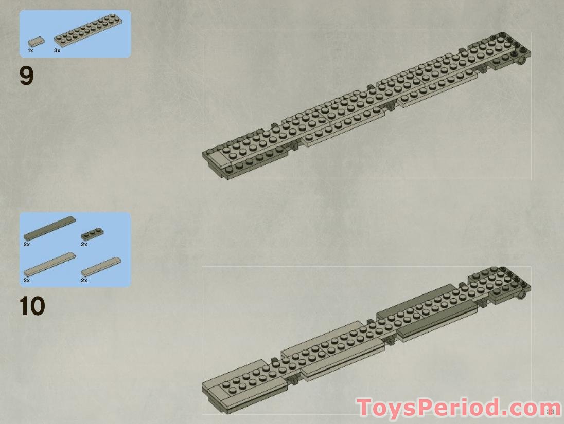 LEGO 7961 Darth Maul's Sith Infiltrator Instructions and Parts List