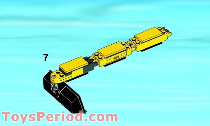 LEGO 4203 Excavator Transport Instructions and Parts List