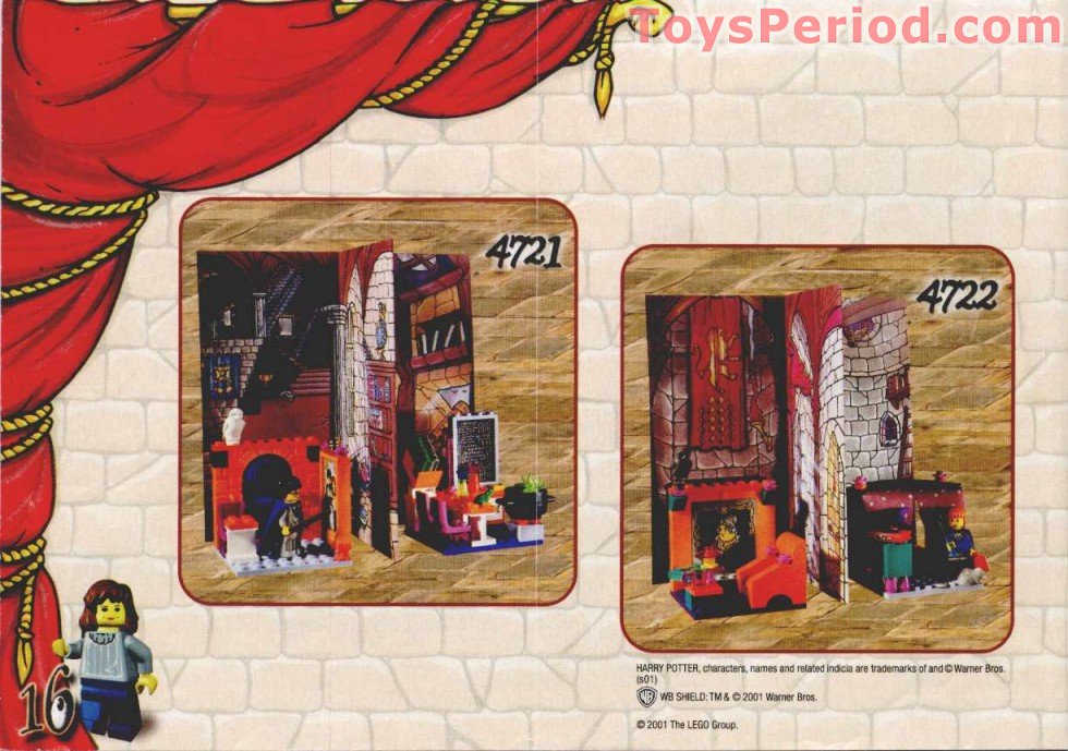 LEGO 4723 Diagon Alley Shops Instructions and Parts List