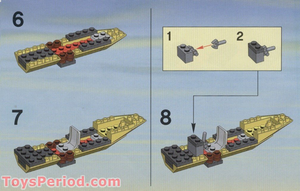 LEGO 4778 Desert Biplane Instructions and Parts List