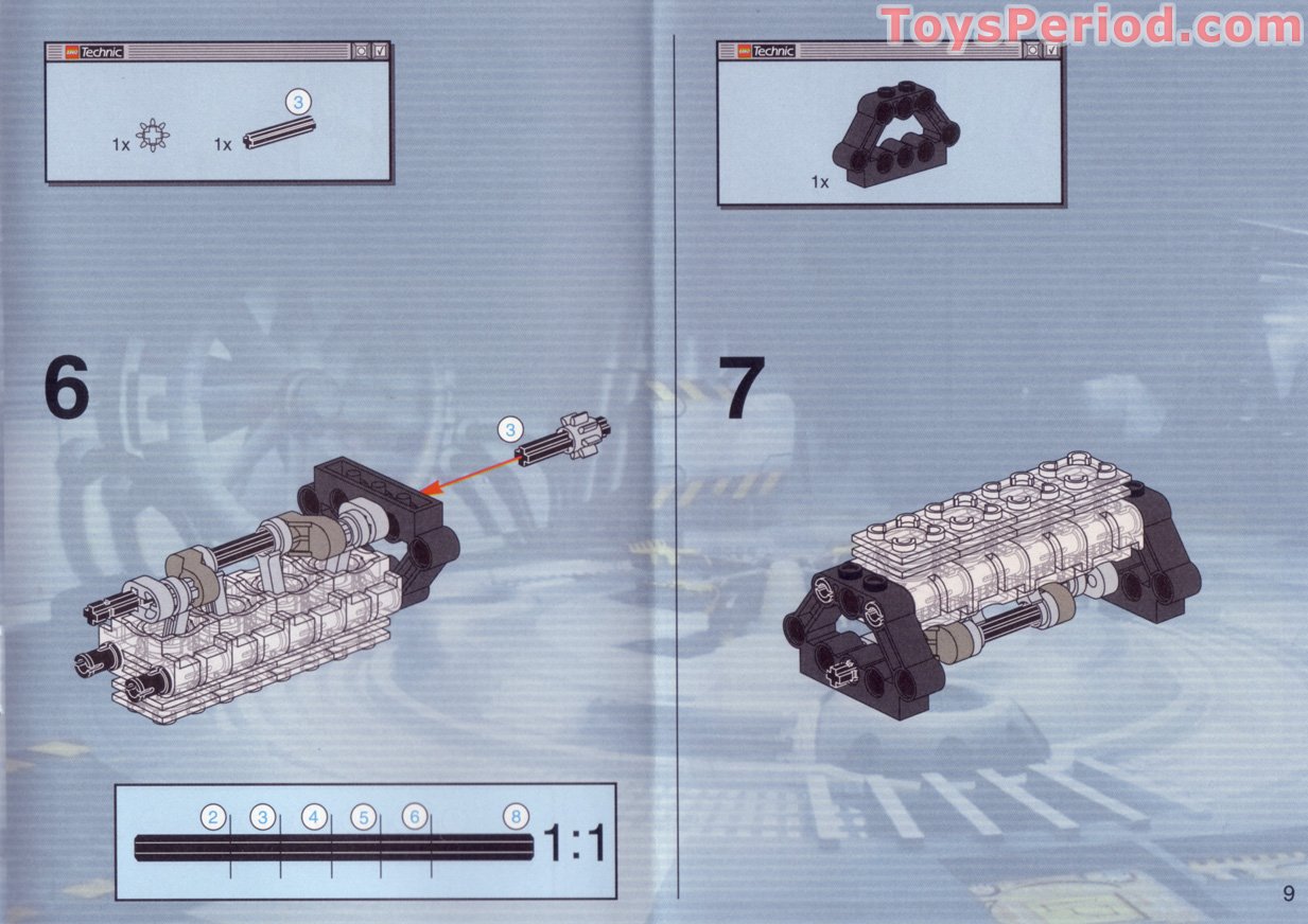 LEGO 5220 Styling Pack Instructions and Parts List