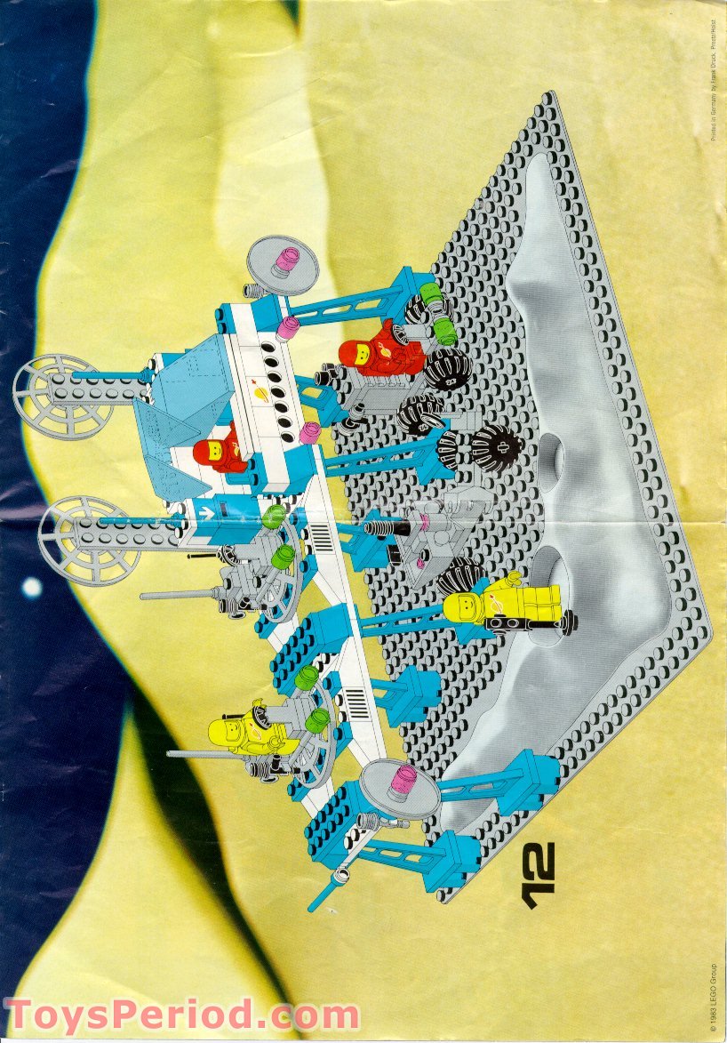 LEGO 6930 Space Supply Station Instructions and Parts List