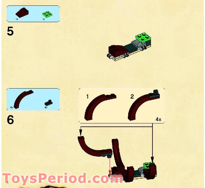 LEGO 6253 Shipwreck Hideout Instructions and Parts List
