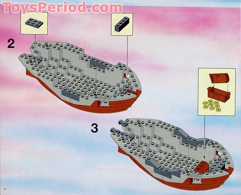 LEGO 6268 Renegade Runner Instructions and Parts List