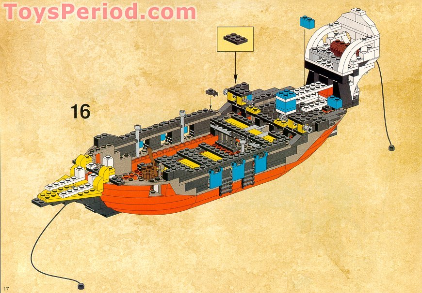 LEGO 6290 Red Beard Runner Instructions and Parts List