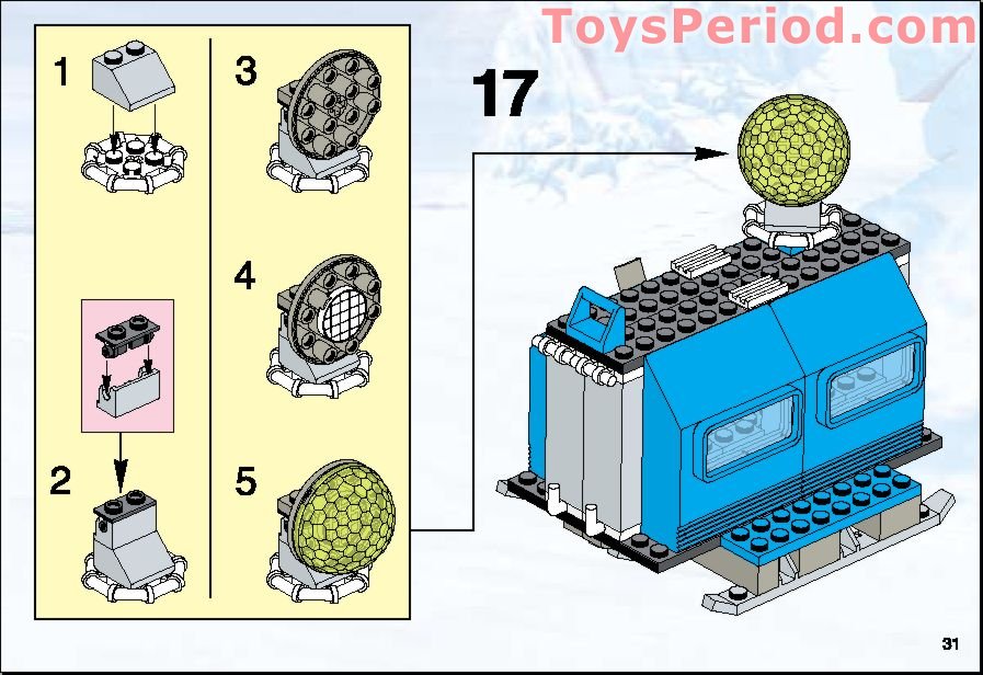 LEGO 6520 Mobile Outpost Instructions and Parts List