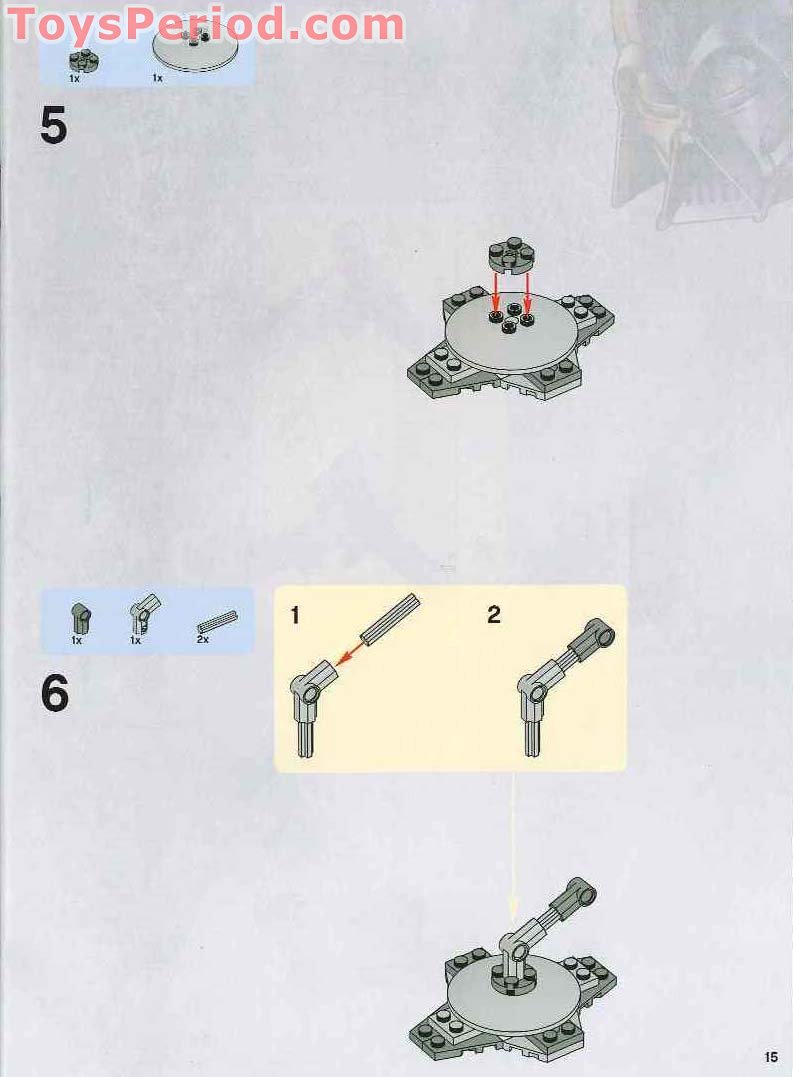 LEGO 7671 AT-AP Walker Instructions and Parts List