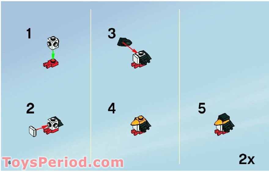 LEGO 7885 Robin's Scuba Jet: Attack of the Penguin Instructions and ...