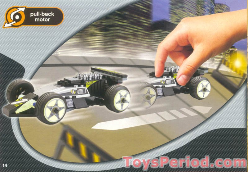 LEGO 8647 Night Racer Instructions and Parts List